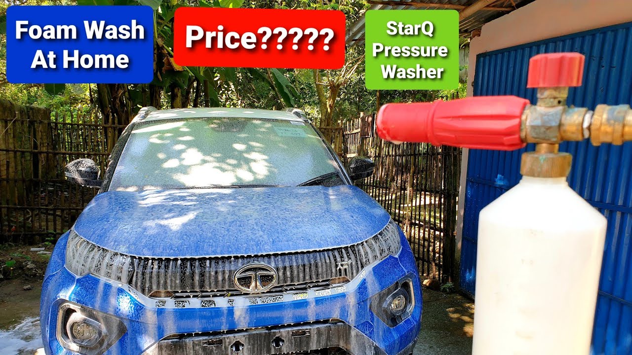 STARQ PRESSURE WASHER !! FOAM WASH !! WAXPOL SHAMPOO, NEXON 2020 BS6 ...