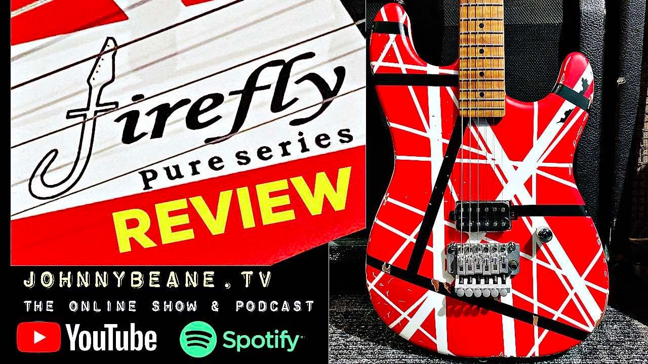 Firefly NEW FFST Relic Electric Guitar Review - Black & White Stripes ...