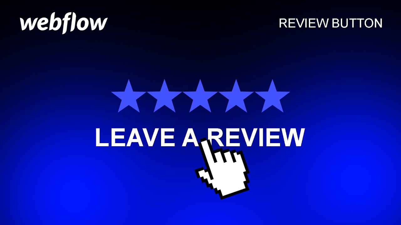 High Converting Review Button | WEBFLOW TUTORIAL - YouTube