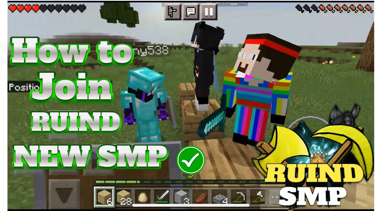 How to join new RUIND 🔥SMP| बस 2:00 मिनिट में SMP JOIN☺️ # ...