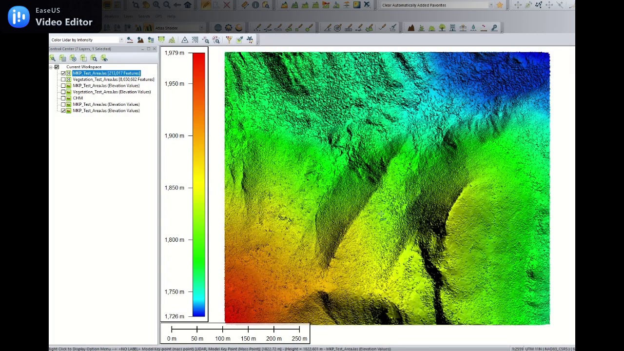 How to create a Canopy Height Model (CHM) using Global Mapper - YouTube