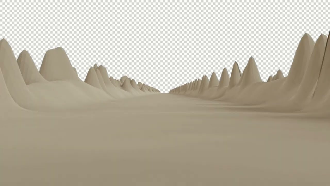 animated landscape scene loop - YouTube