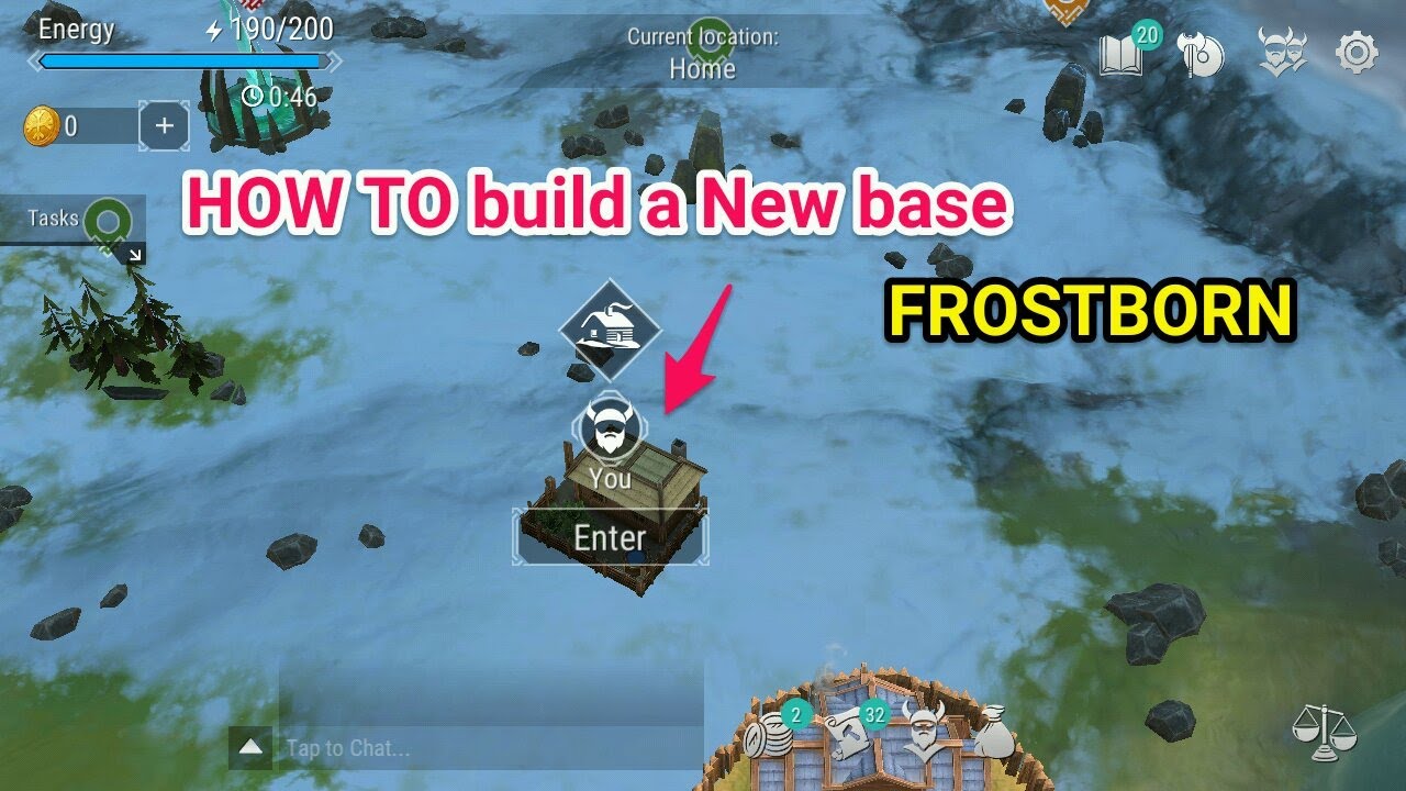 How to create a small house for a beginner player:frostborn - YouTube