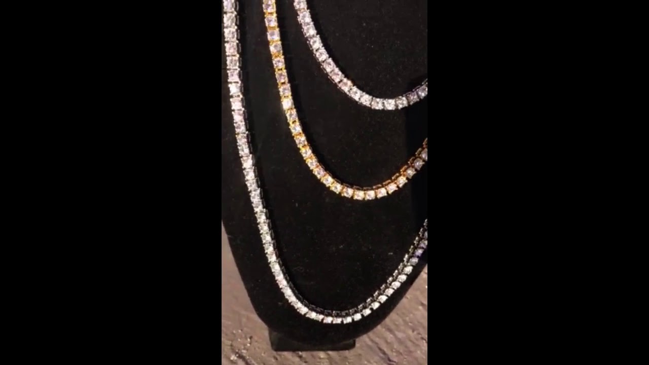 My Clout Closet Iced Out Tennis Necklace - YouTube