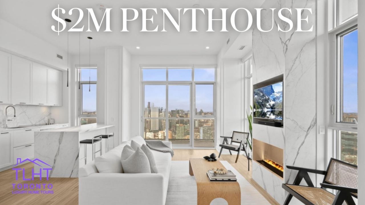 Penthouse Tour: Inside Toronto's $1.9M Waterfront Luxury Condo - YouTube
