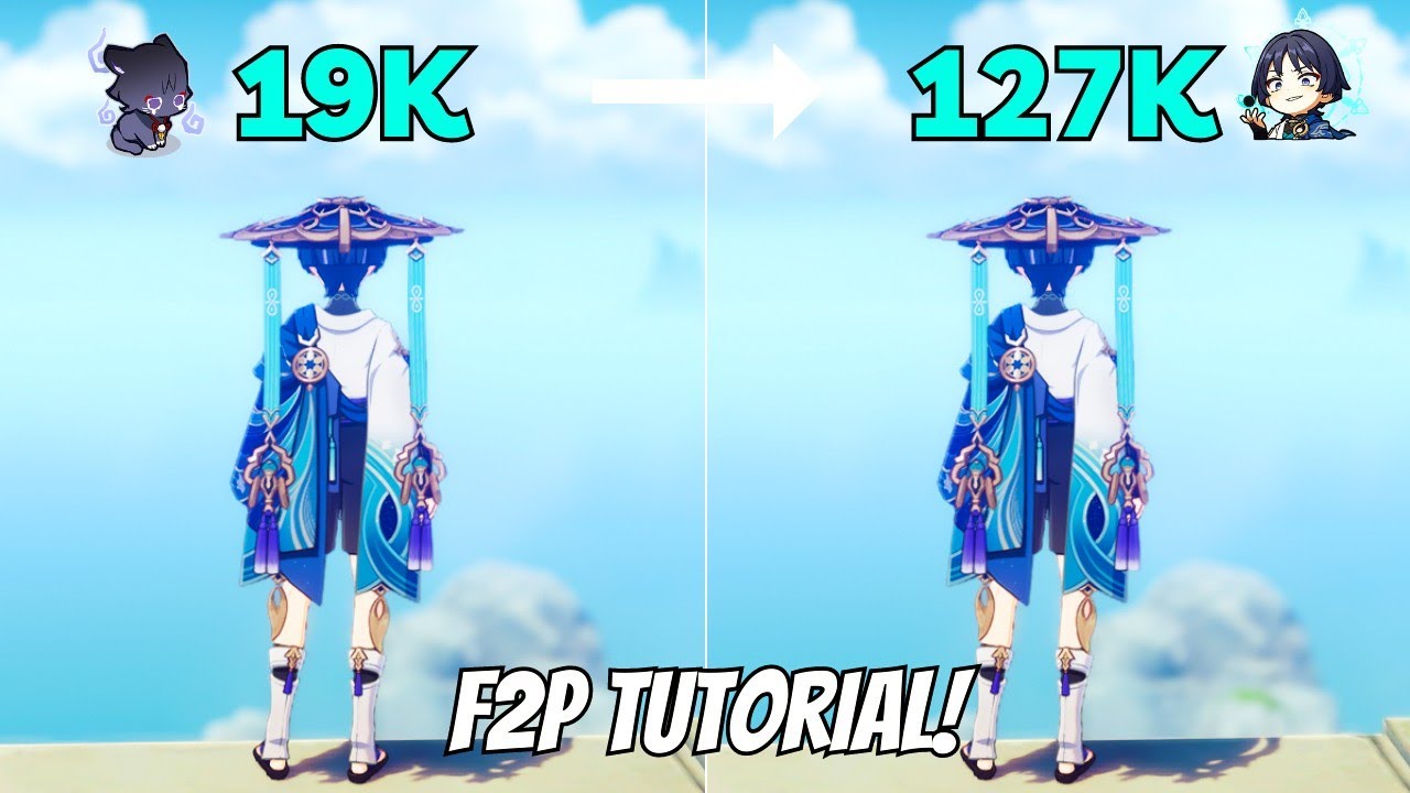 C0 Wanderer 19k To 127k !! F2P Nuking Tutorial {Genshin Impact} - YouTube