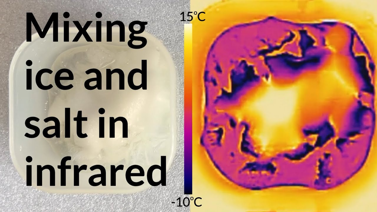Mixing Ice and Salt in Infrared - YouTube