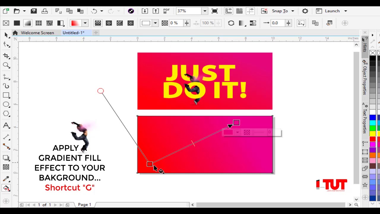 How to make text manipulations in coreldraw - YouTube