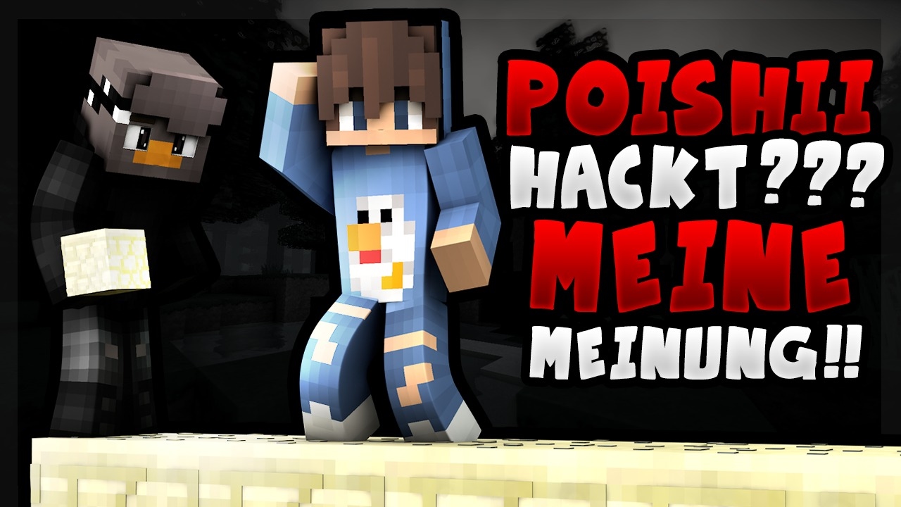 POISHII HACKT??? MEINE MEINUNG?!?!?! | Minecraft Bedwars - YouTube