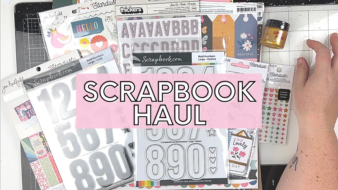 Scrapbook Haul | December 2022 - YouTube