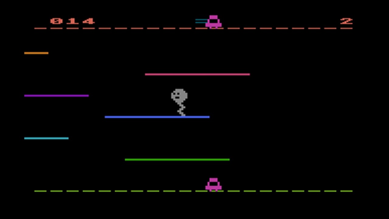 Atari 800 Game: Leaping Larry - YouTube