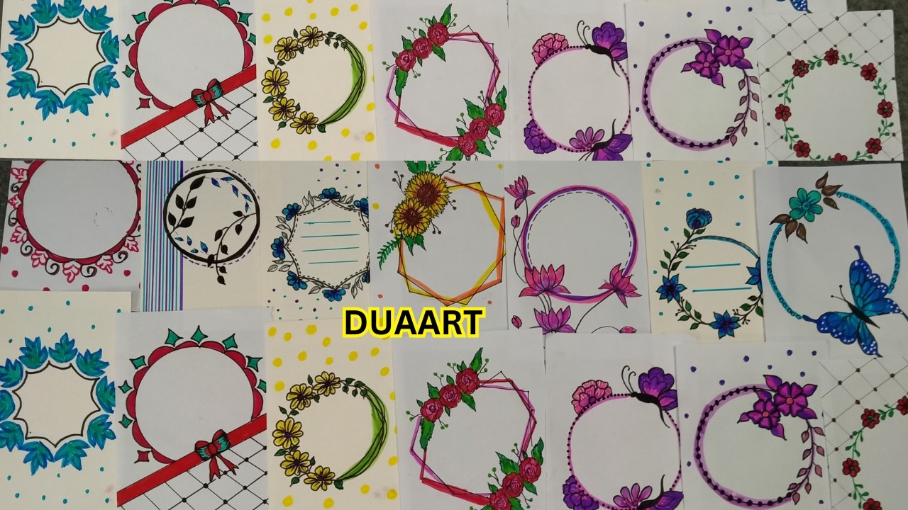 20 CIRCLE ⭕ DESIGNS/ PROJECT WORK DESIGNS/ASSIGNMENT FRONT PAGE DESIGNS ...