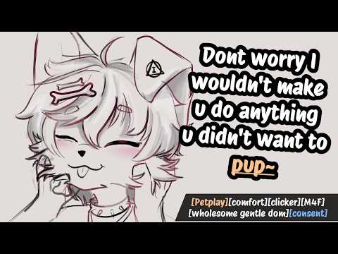 Asmr training you to be my puppy | petplay puppyplay roleplay M4F surprise clicker training~