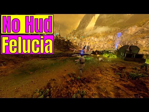 REAL LIFE MODE ON FELUCIA! Star Wars Battlefront 2 Felucia No Hud Ultra ...