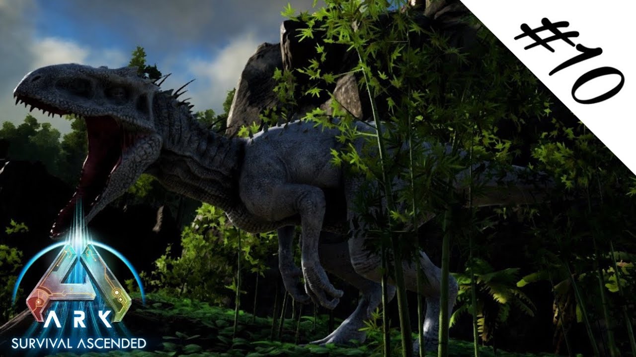 La Chasse De L’Indominus Rex Ark Mod #ep10 - YouTube