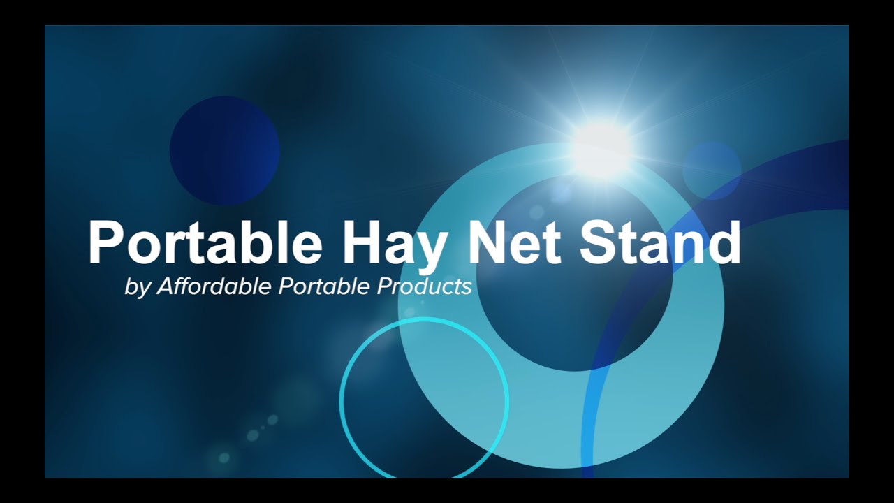 Portable Hay Net Stand YouTube portable-hay-net-stand-youtube