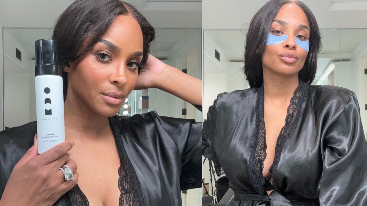 Ciara's Jaw-Dropping Revelation in Sultry Black Lace Robe! 😍 - YouTube