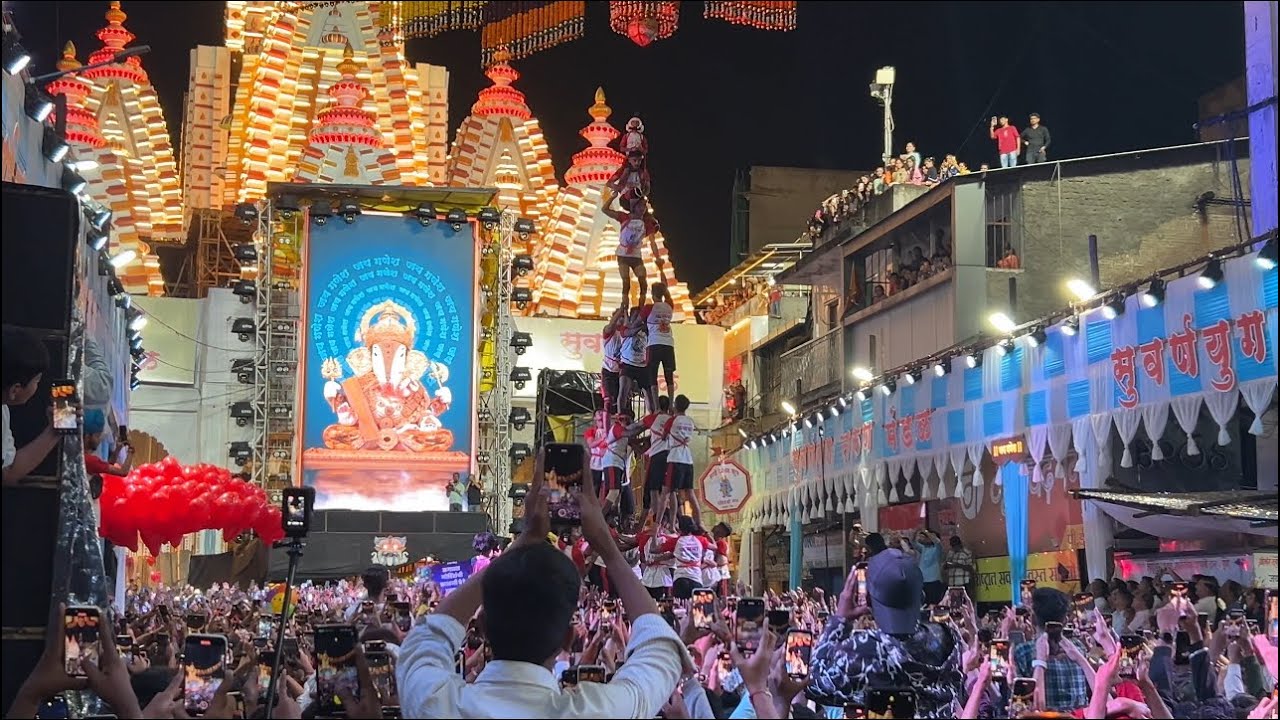 Biggest Dahi handi 2024 | Pune | Janmashtami | Winner | Govinda Ala Re ...