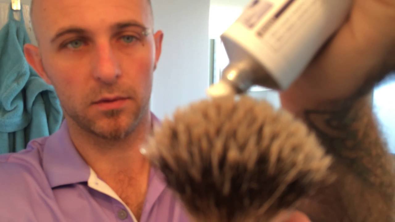 Shaving Review using Edwin Jagger DE89 - YouTube