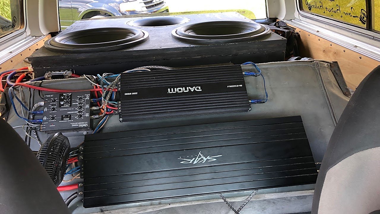 GMC JIMMY 2 18S CAR AUDIO BUILD - YouTube
