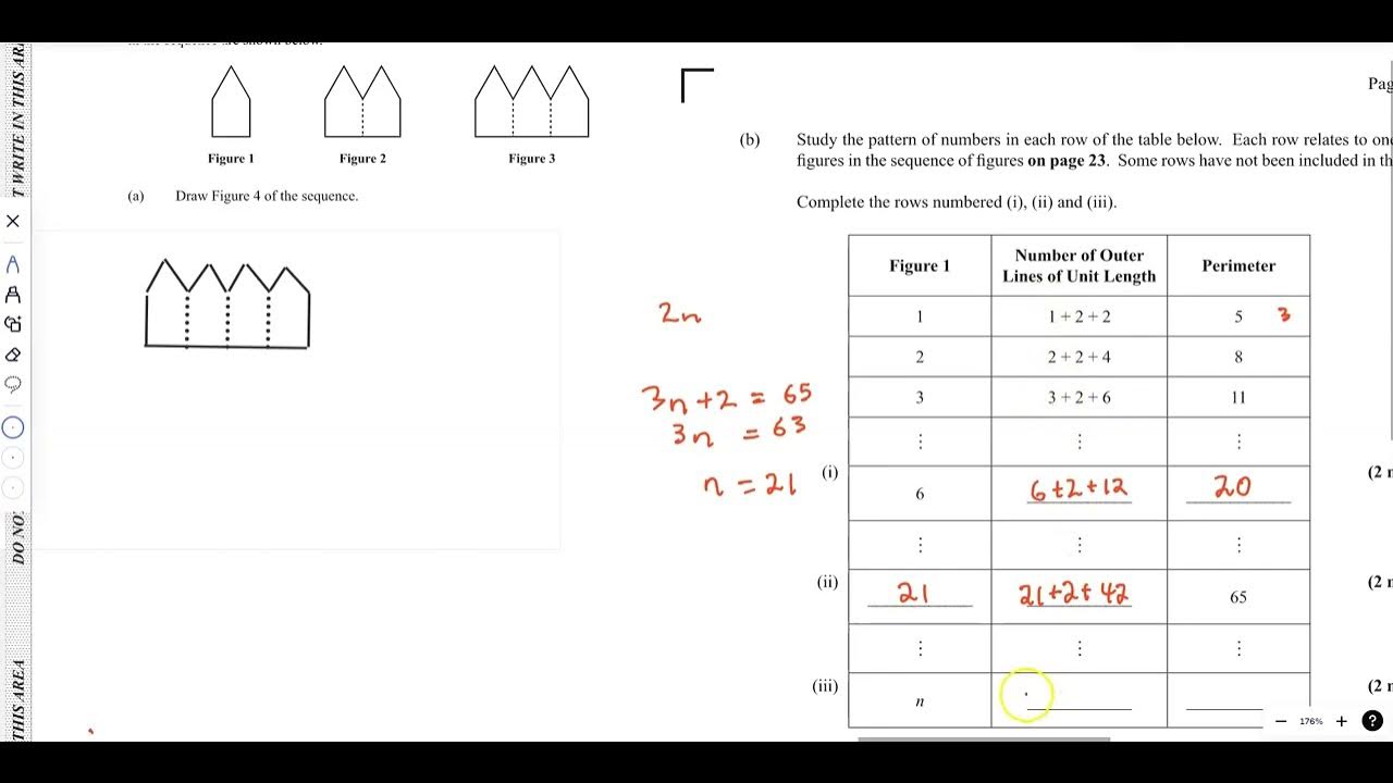 Question 7 CSEC MATHS JAN 2019 ,#sequences #nthterm # ...