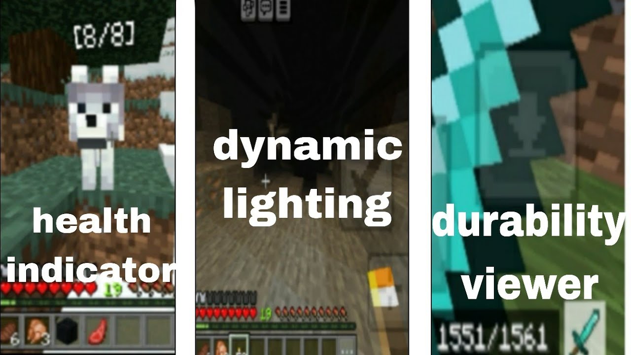 Top 3 Best Addons For Minecraft Pocket Edition [bedrock] - YouTube