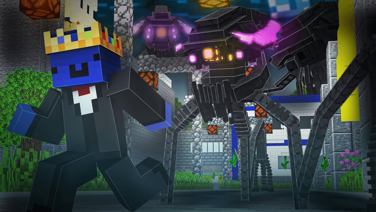 How I survived a Alien Invasion In Minecraft... - YouTube