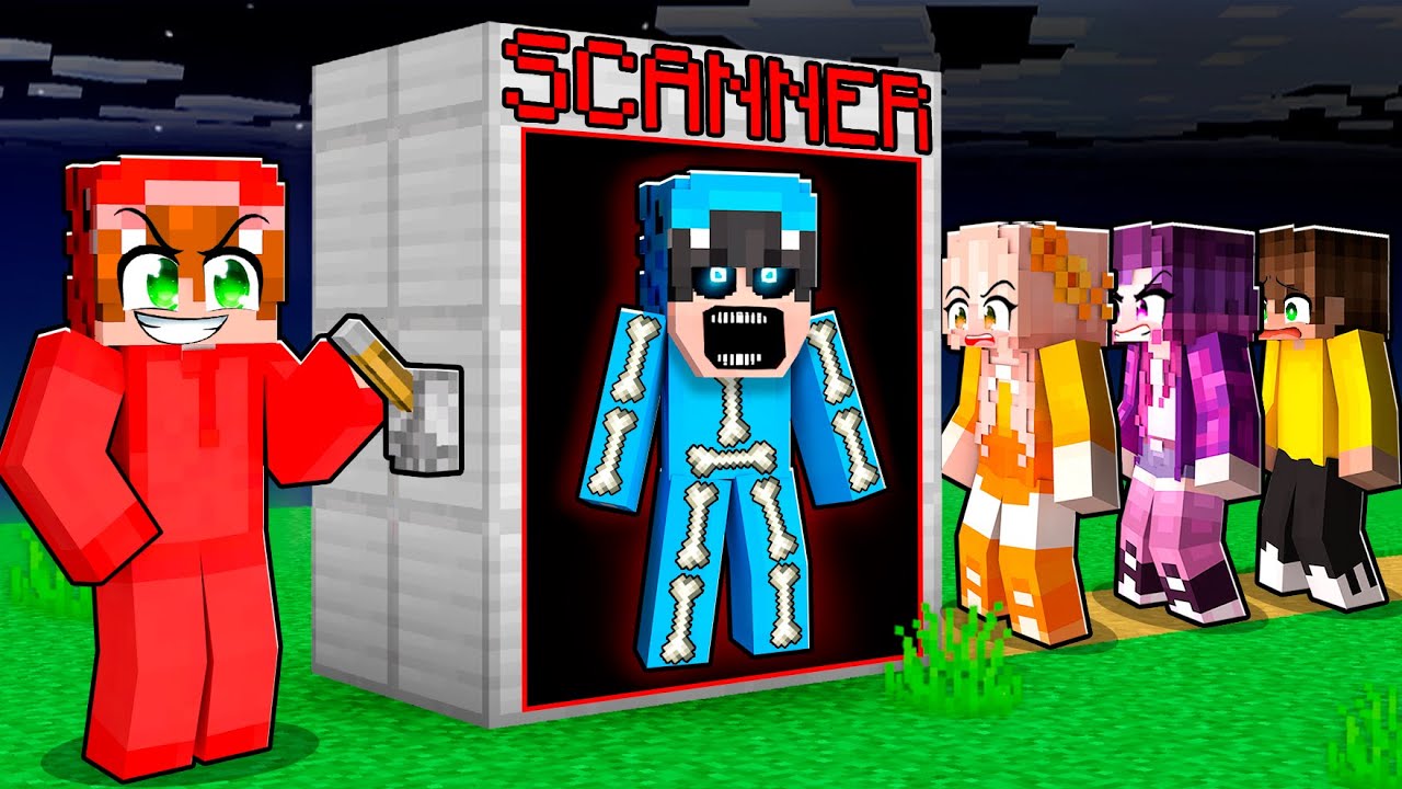 I made a SCANNER to Discover the SECRETS of My Friends in Minecraft ...