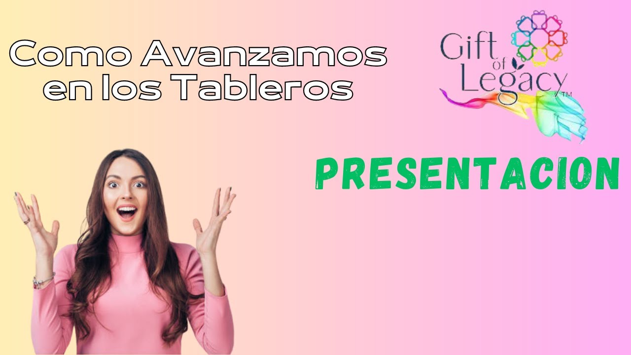 Gift of Legacy Presentación y Avance en Tableros - YouTube