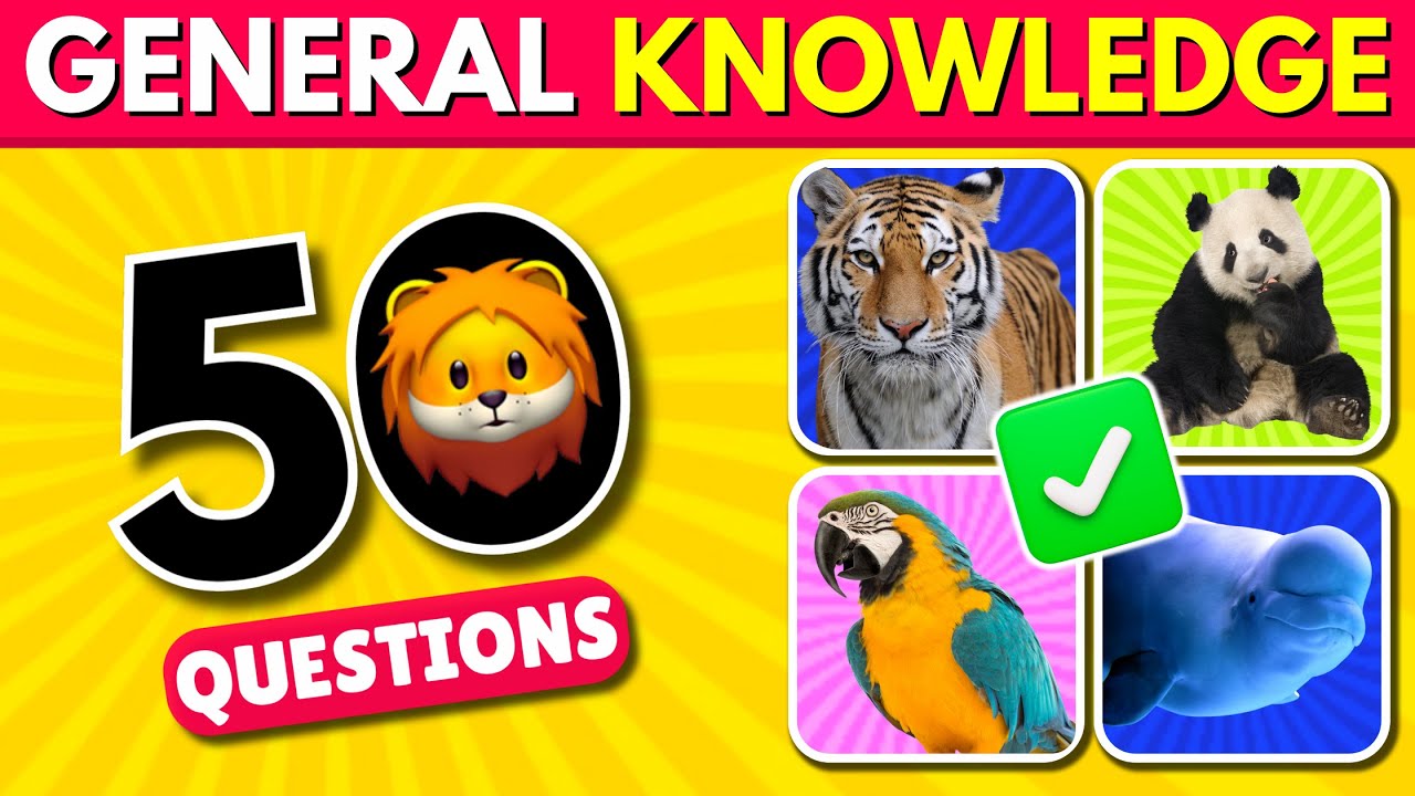 ANIMAL General Knowledge Quiz 🦁🧠How Good is Your Animal Knowledge ...
