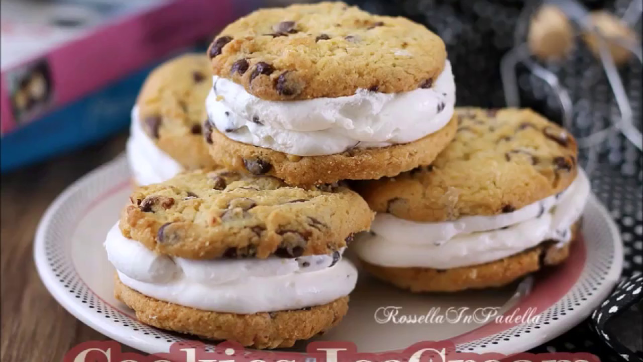 Rossella In Padella - Cookies Ice Cream, biscotti gelato - YouTube