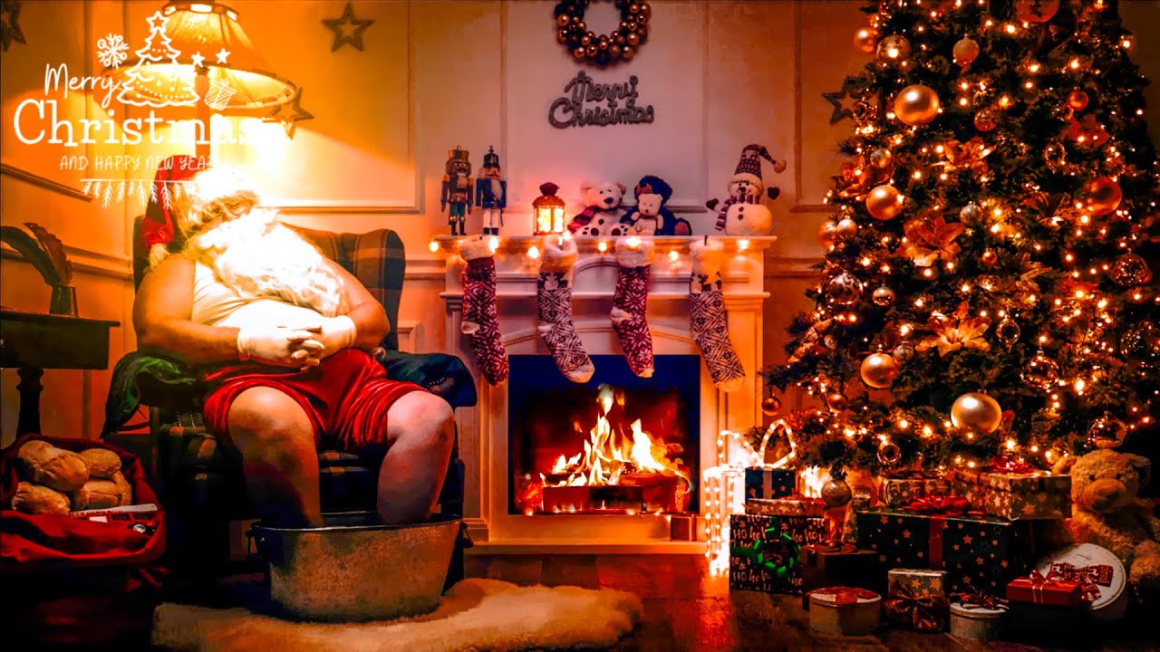 RELAXING CHRISTMAS AMBIENCE 🎁⛄🎄 Traditional Instrumental Christmas ...