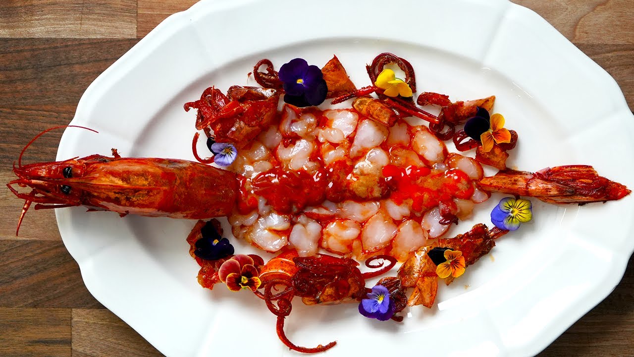 Scarlet Prawn Carpaccio - YouTube