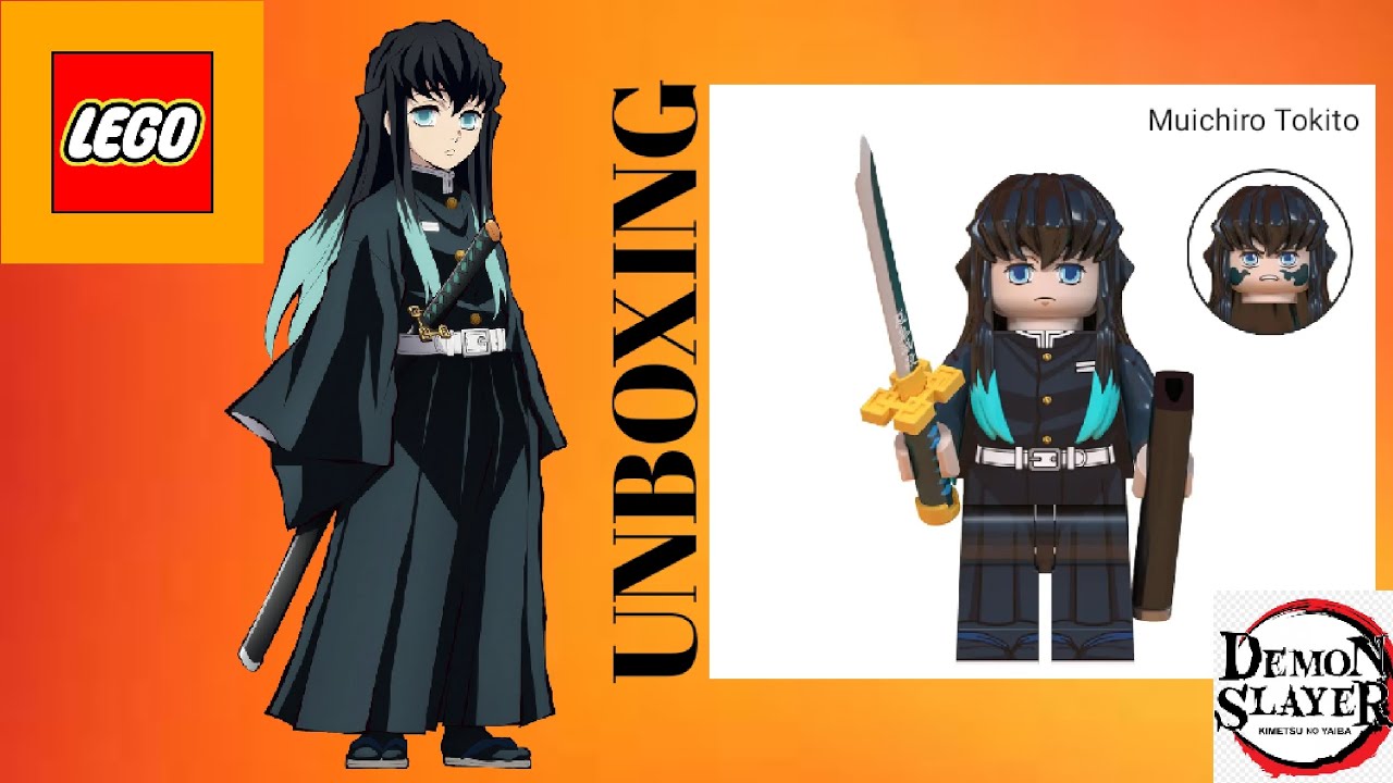 Unboxing and Rebuilding Muichiro Tokito Lego Minifigure From Demon ...