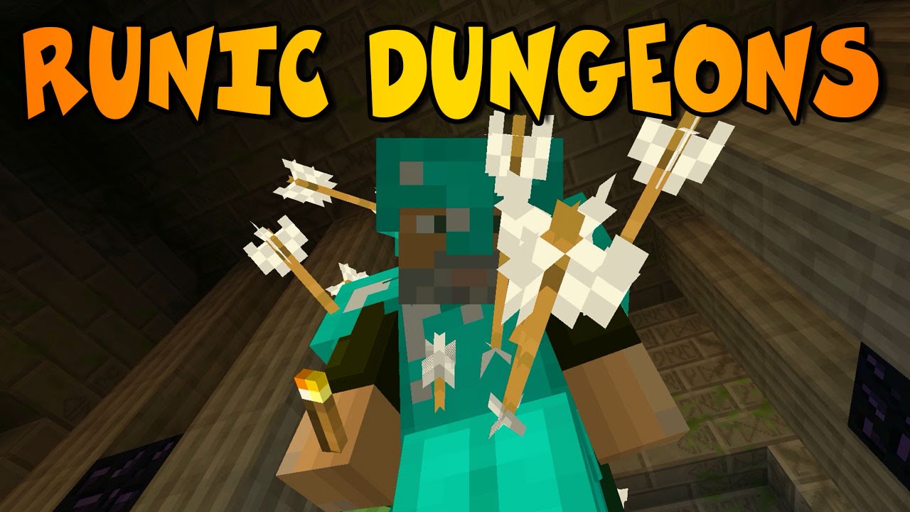 DUNGEONS INFINITAS | RUNIC DUNGEONS MOD| Minecraft Mod Review - YouTube