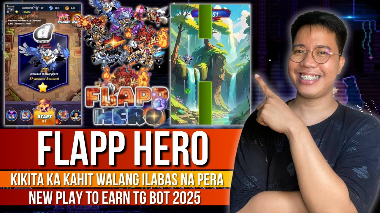 Flapp Hero - Pwede Kumita Kahit Walang ilabas Na Pera | New Play To Earn TG BOT 2025 - YouTube
