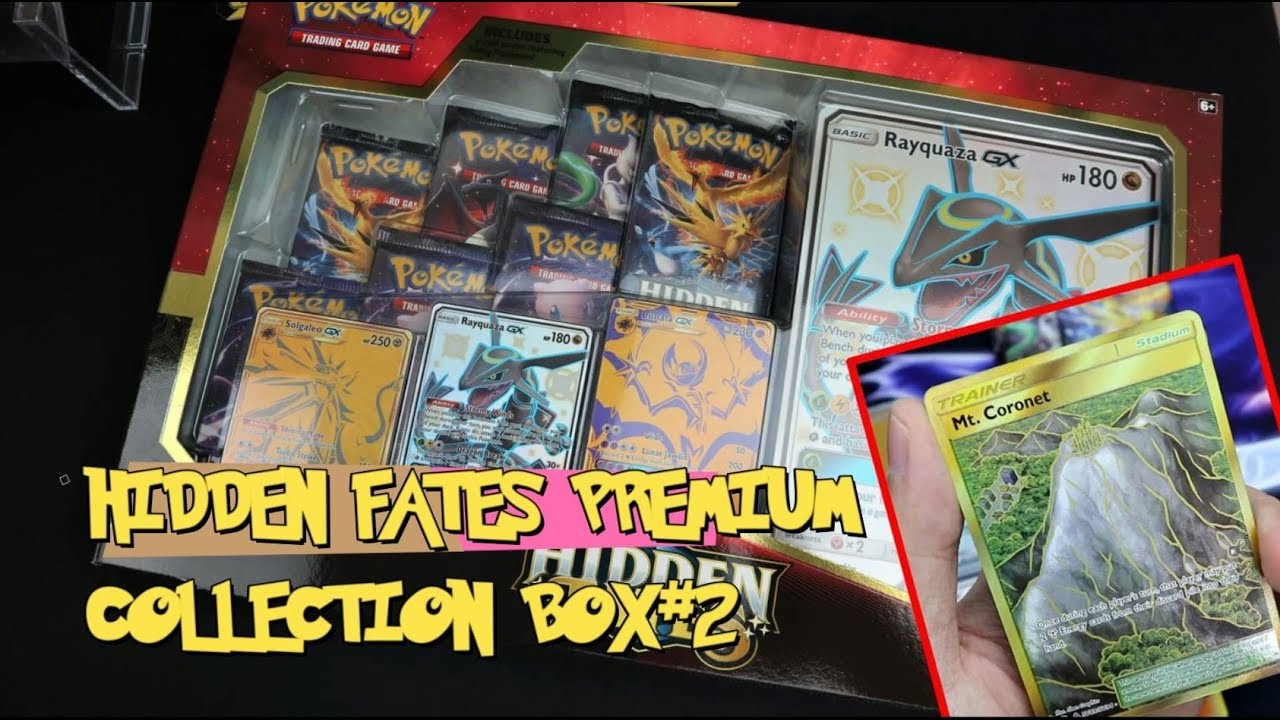 Pokemon Hidden Fates Premium Powers Collection Box#2 Opening - Secret ...