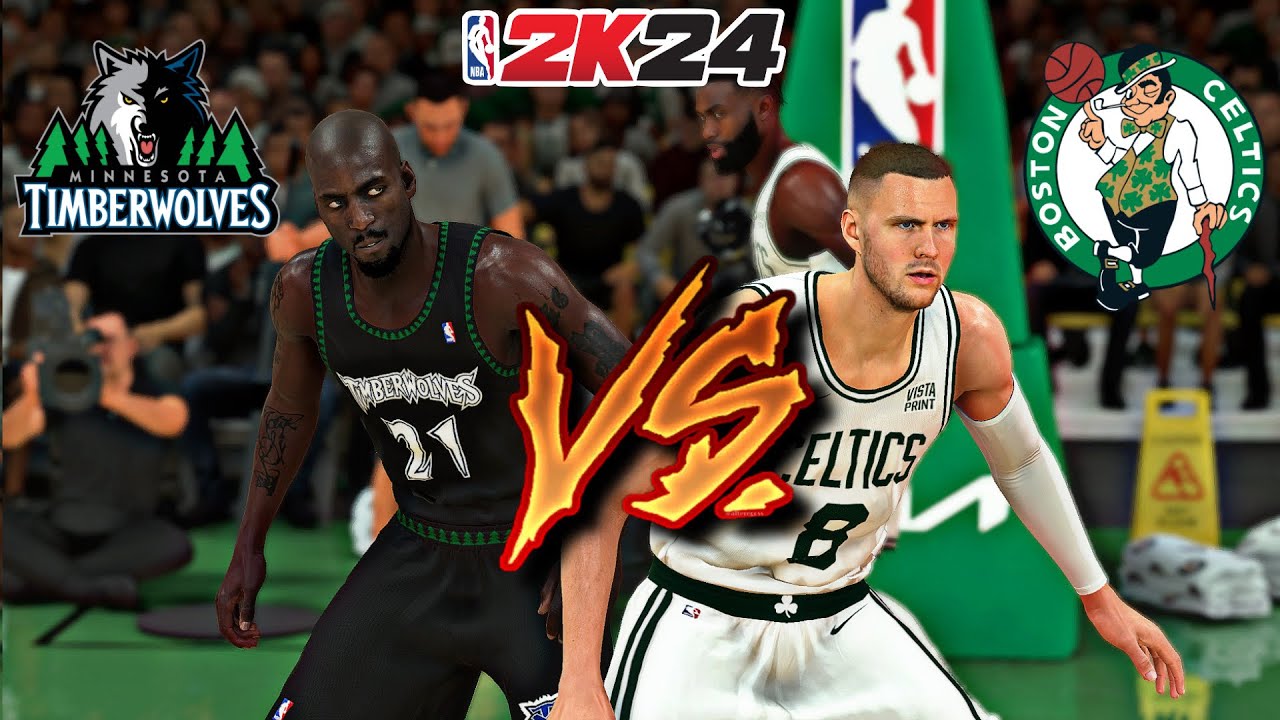 KG VS KP! BOSTON CELTICS VS ‘04 MINNESOTA TIMBERWOLVES - NBA 2K24 TEAM ...