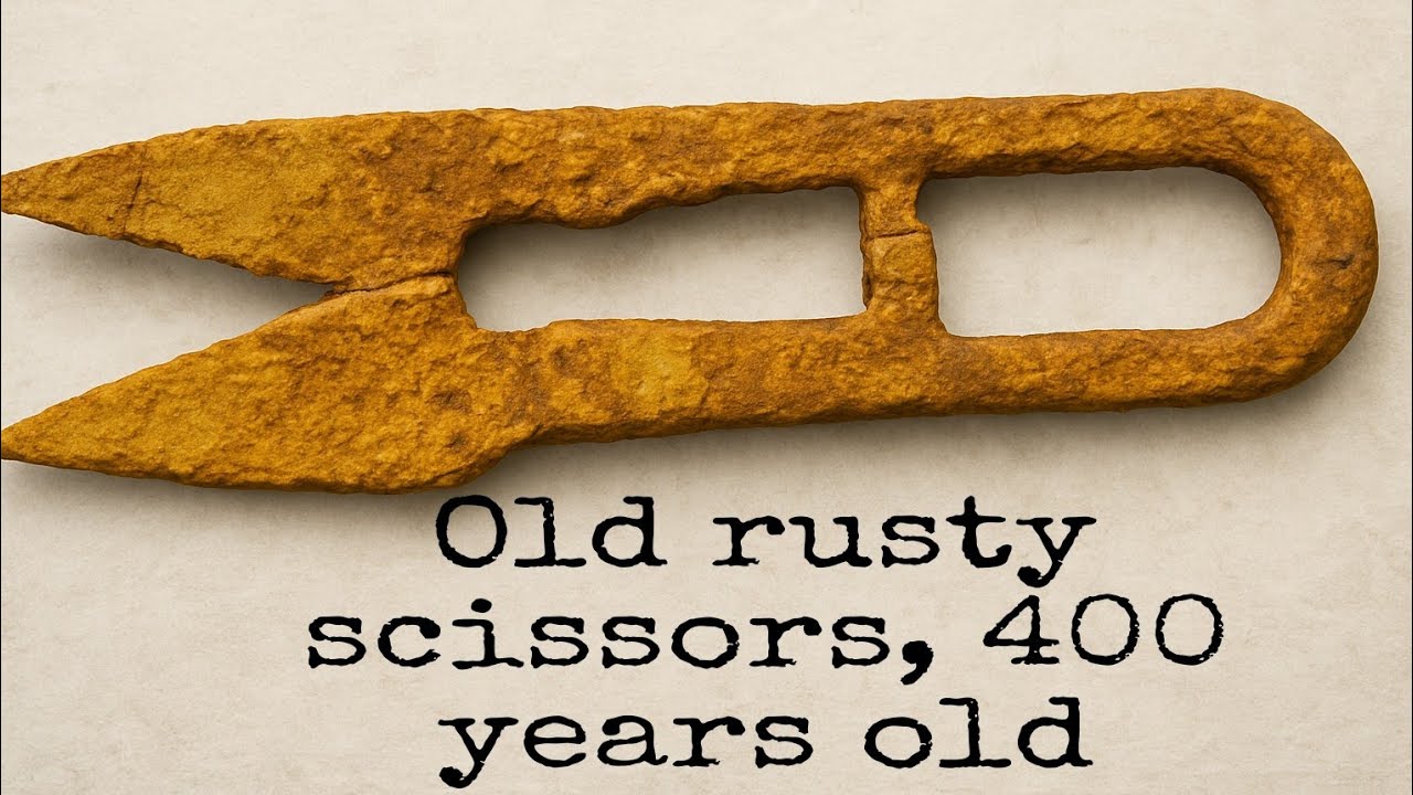 Restoring 400-Year-Old Rusty Scissors — Unbelievable Transformation ...