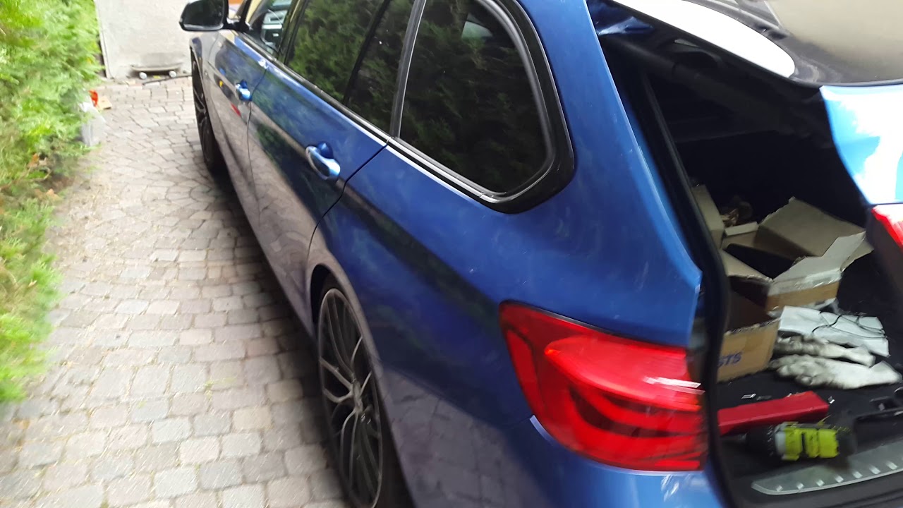 2014 BMW 3 F31 Rear camera retrofit www.bmwtuning.hu - YouTube