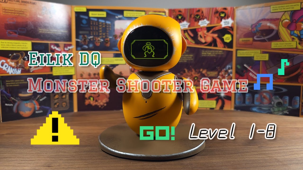 Monster Shooter Game Only on Eilik DQ (Level 1 to Level 8) - YouTube