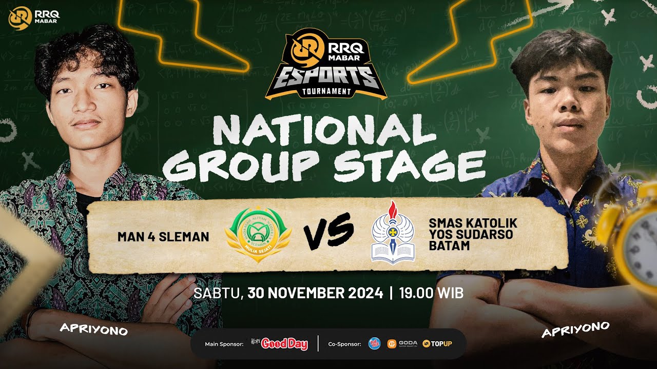 MAN 4 SLEMAN vs SMAS KATOLIK YOS SUDARSO (RRQ MABAR ESPORT) - YouTube