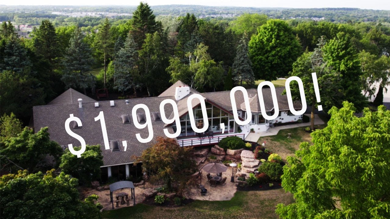 Inside a Custom Built RAINFOREST Pool room, a $1,990,000 Estate! - YouTube