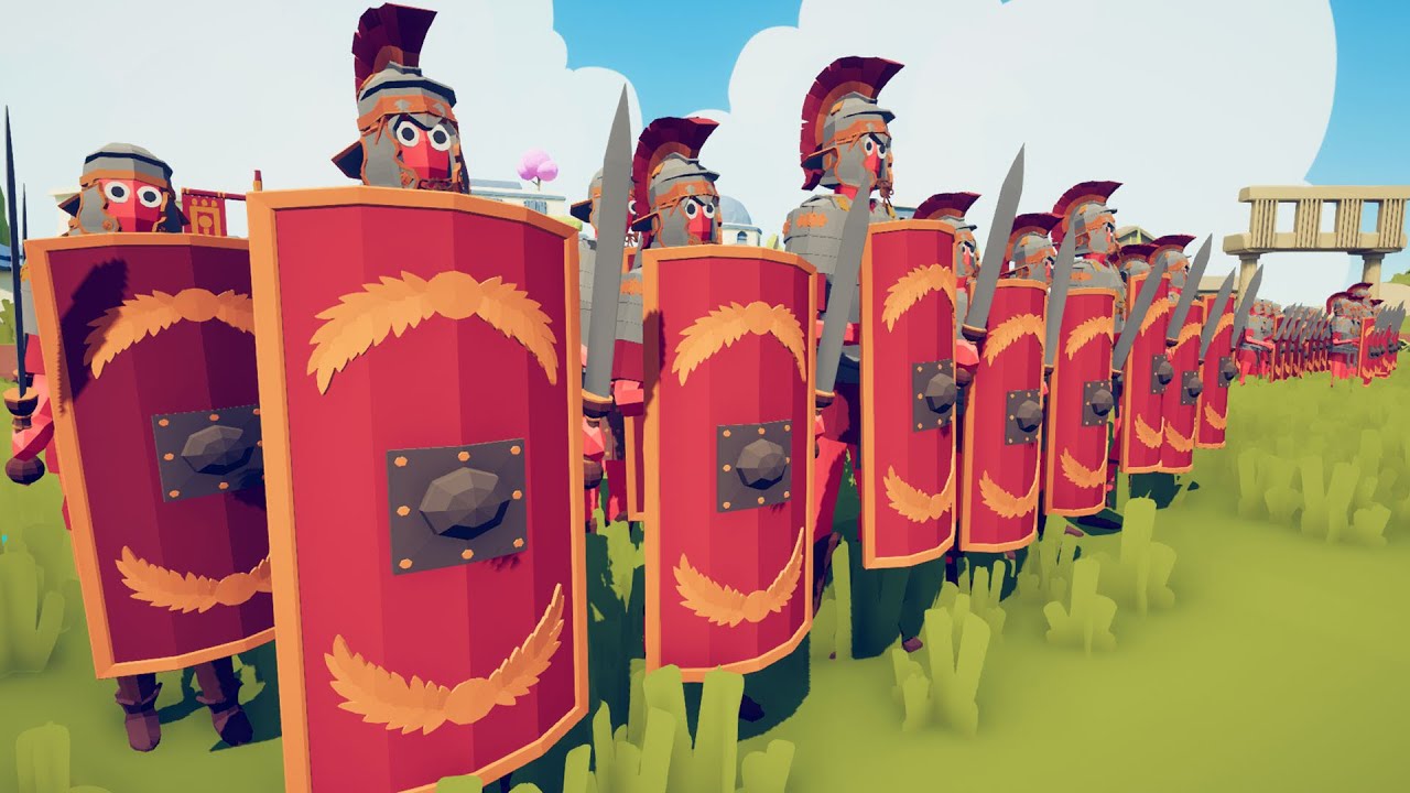 TABS New ROMAN Shield Wall Defenses! - Totally Accurate Battle ...