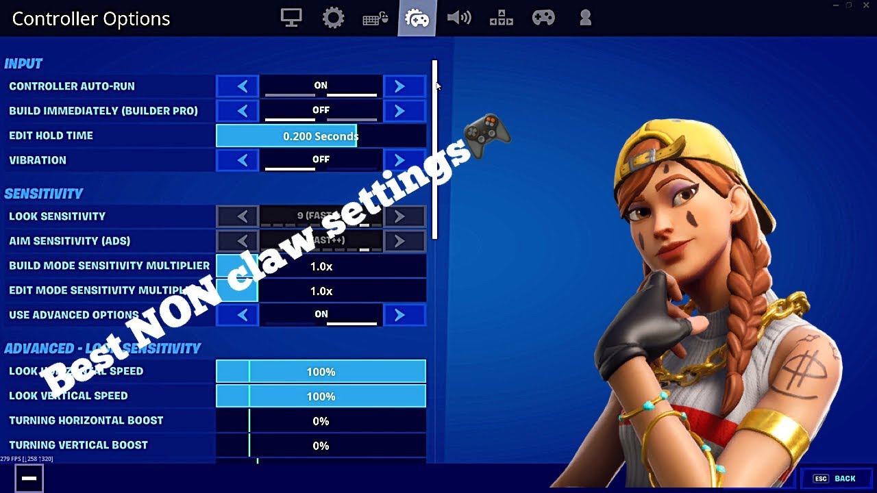 The BEST Linear Setting! NON Claw Sensitivity/Binds For Controller ...