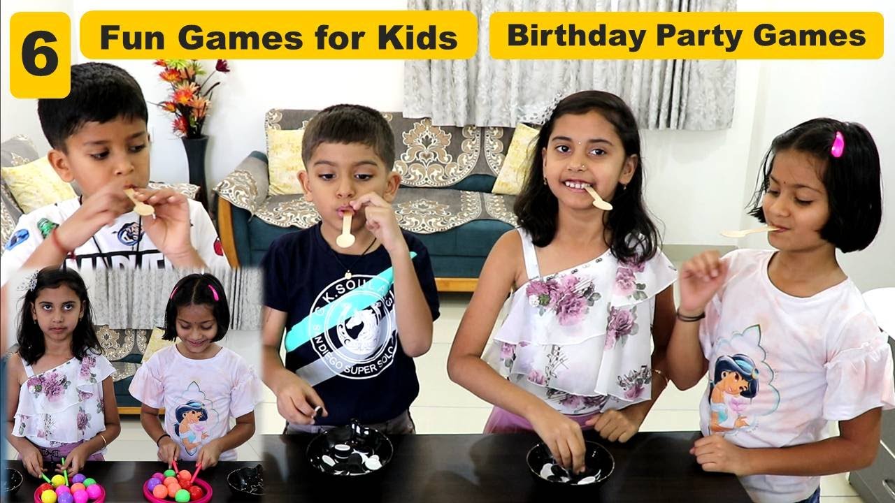 6 Fun Games for Kids | Best Party games for kids | Indoor games for ...
