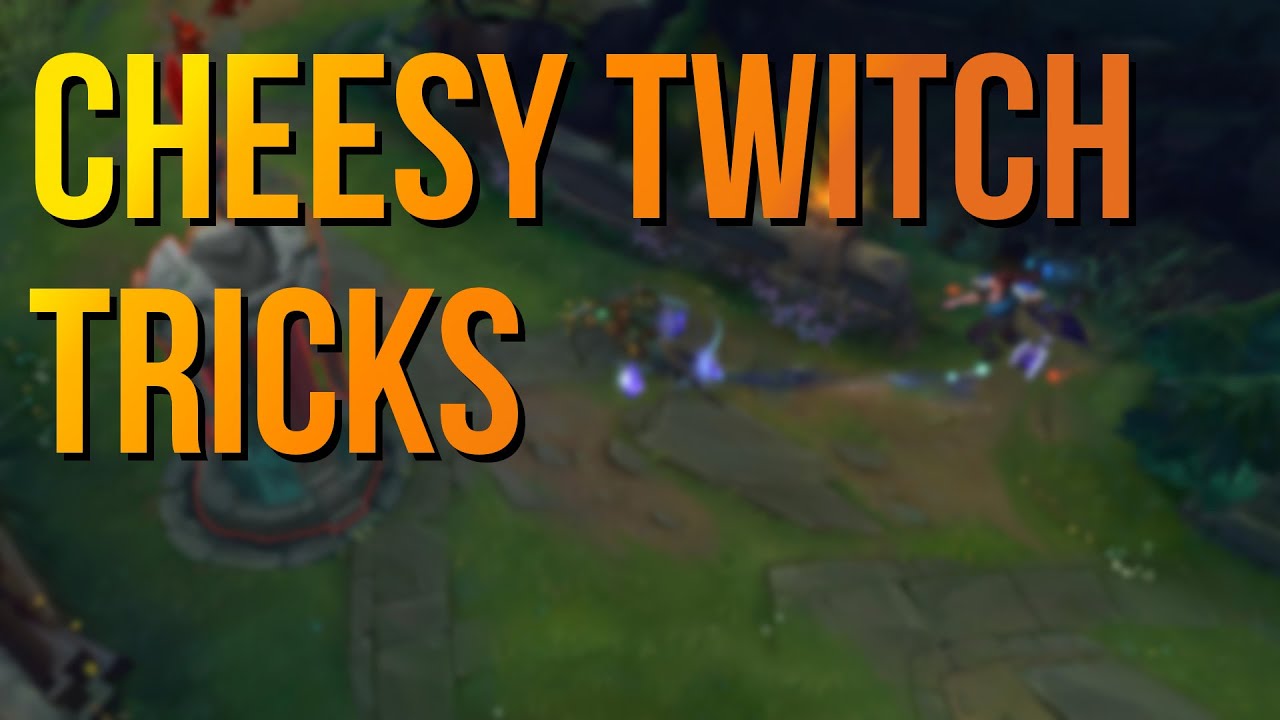 Cheesy Twitch tricks. - YouTube