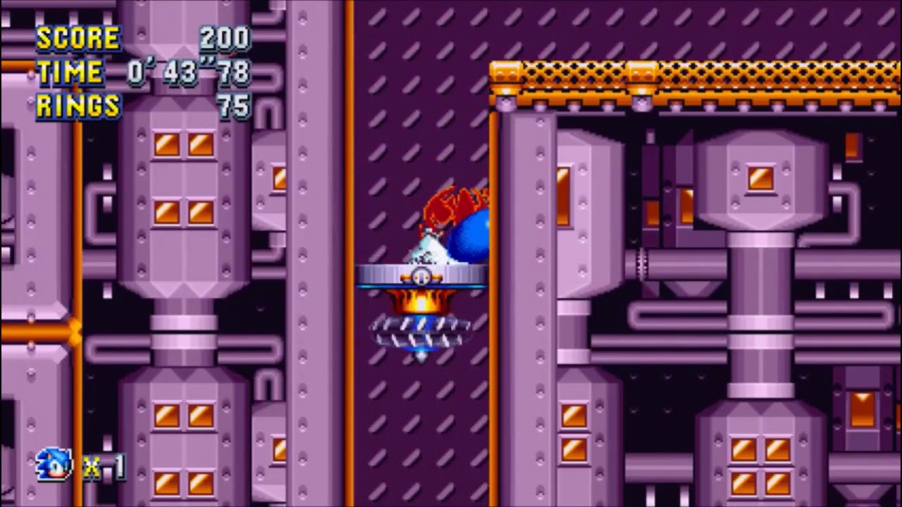 Sonic Mania (PC) - Flying Battery 1 Sonic: 1'12"86 (Speed Run) - YouTube