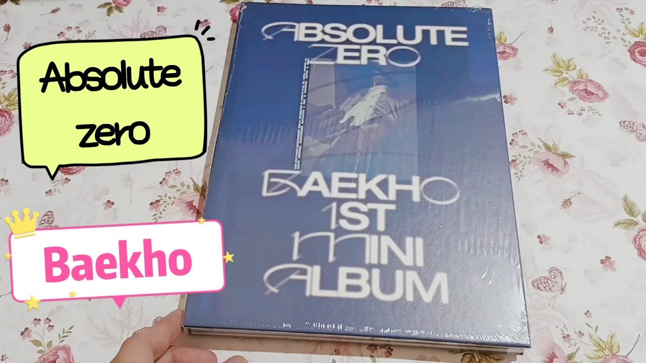 Unboxing Baekho Album Absolute Zero Melting Version - YouTube