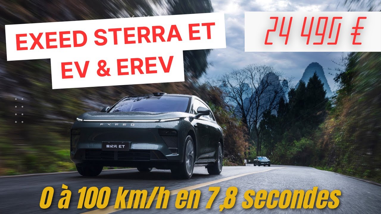 Cherry dévoile le SUV Exeed Sterra ET en versions EV & EREV - YouTube